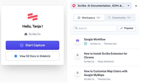 Using The Scribe Extension Scribe Support Portal