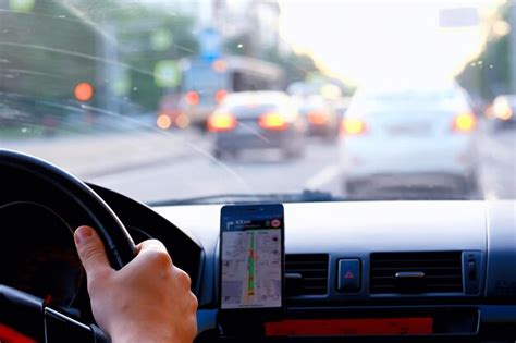Premium Photo Navigation Inside The Car Gadget Technology Trip