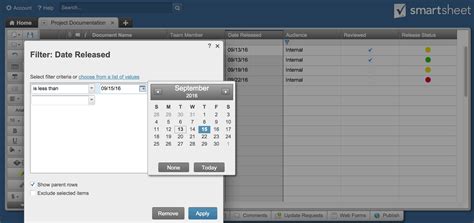 Agile Document Management Smartsheet