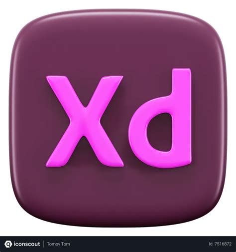 Free Adobe Xd Logo 3d Icon Download In Png Obj Or Blend Format