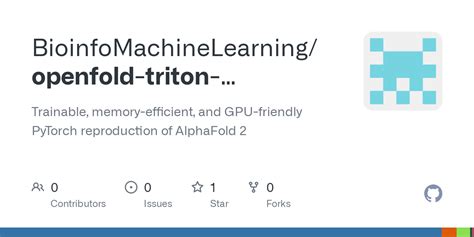 GitHub BioinfoMachineLearning Openfold Triton Evoformer Trainable Memory Efficient And GPU