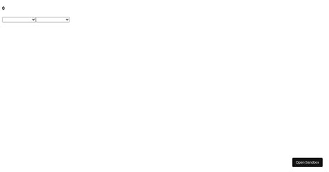 Dropdownlist And Counter Codesandbox