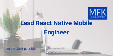 Mfk Recruitment On Linkedin Mobileengineer Ios Android Reactnative Remote
