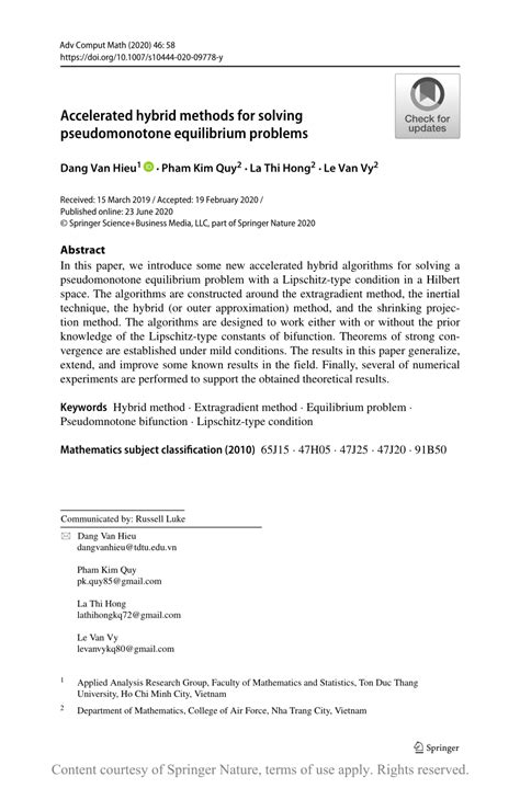 Accelerated Hybrid Methods For Solving Pseudomonotone Equilibrium