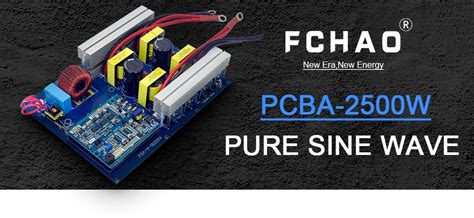 Fchao Portable Dc Ac Power System Pure Sine Wave Inverter Pcb Motherboard Kit Assembly Pcba