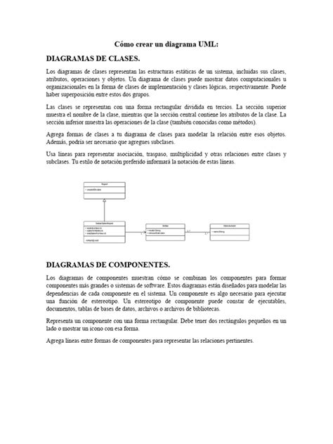 Cómo Crear Un Diagrama Uml Pdf Caso De Uso Informática