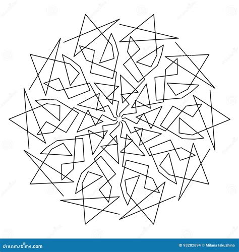 Abstract Background With Geometric Pattern Stock Vector Illustration