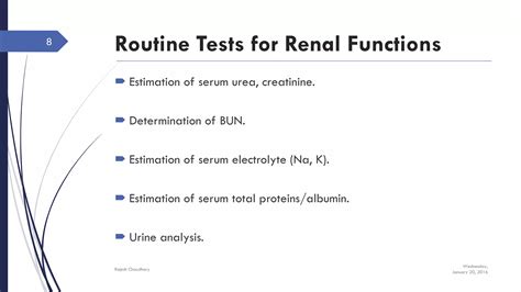 Renal Function Test Pdf