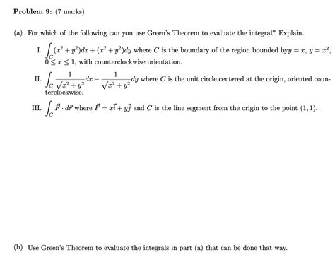 solved problem 9 7 ﻿marks a ﻿for which of the following