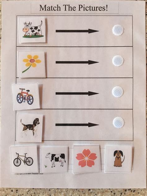 Non Identical Matching Kit Autism Aba Therapy Ablls R B8 Have Fun