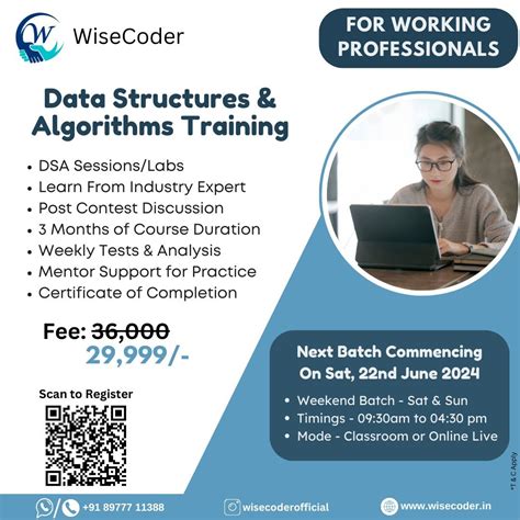 Learn Data Structures And Algorithms In Batch Wisecoder Posted On The Topic Linkedin