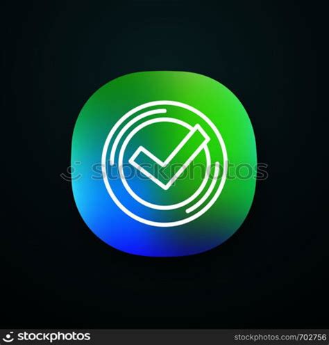 Checkmark App Icon Successfully Tested Tick Mark Uiux User