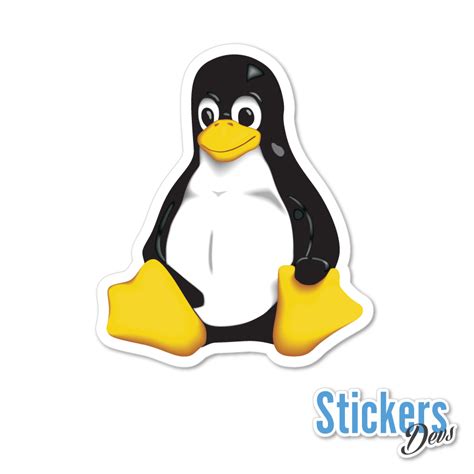 linux tux sticker stickers devs