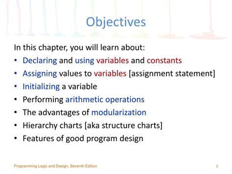 Ppt Programming Logic And Design Seventh Edition Powerpoint Presentation Id 2096974