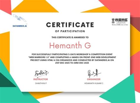 Hemanth G On Linkedin I Am Happy To Share That I Have Successfully
