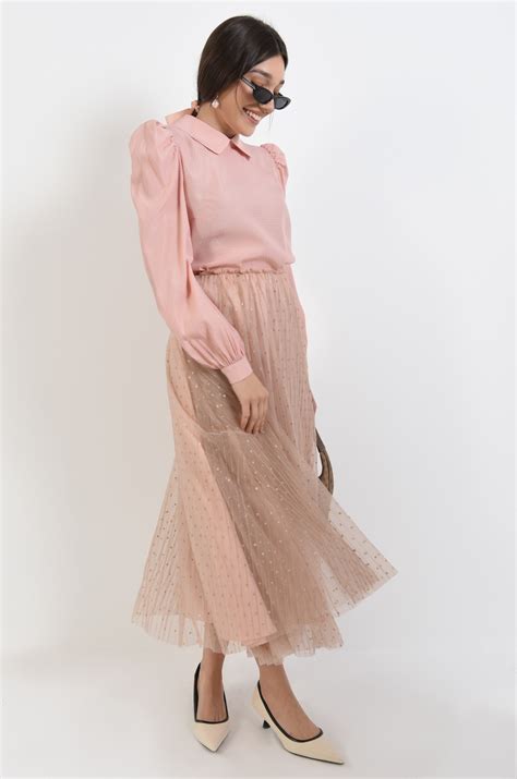 Fusta Lunga Eleganta Cu Pliseuri Poema