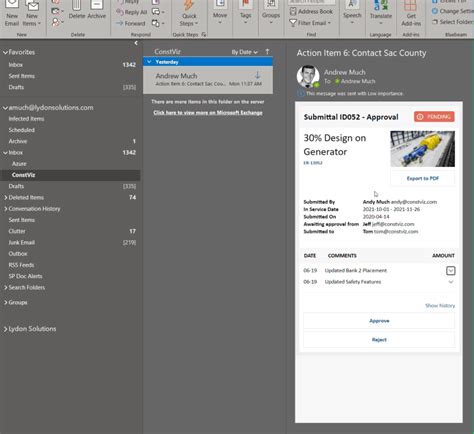 Using Adaptive Cards To Manage Your Projects In Outlook
