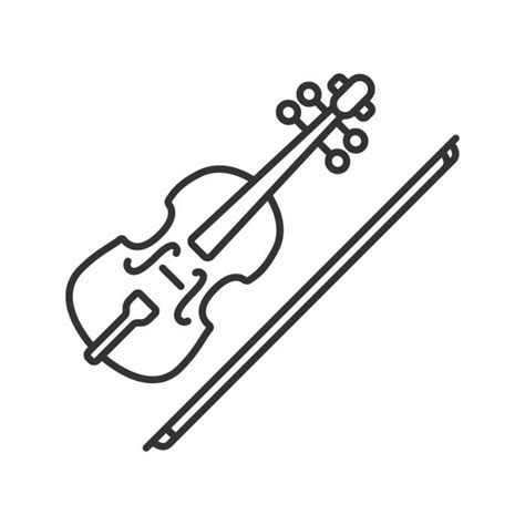 Violin Outline Vector Art Icons And Graphics For Free Download
