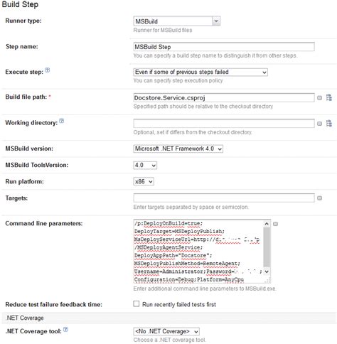 Msbuild Teamcity Wont Publish Project Using Msdeploy Stack Overflow