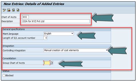 SAP FI Chart Of Accounts Go Coding