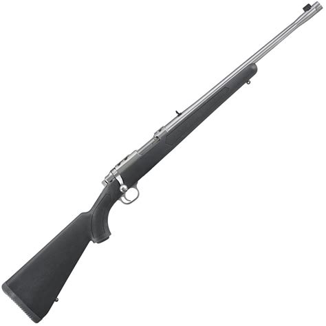 Ruger 7744 Threaded Barrel Stainlessblack Bolt Action Rifle 44