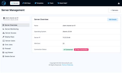 Server Management For Web Agencies ServerAuth