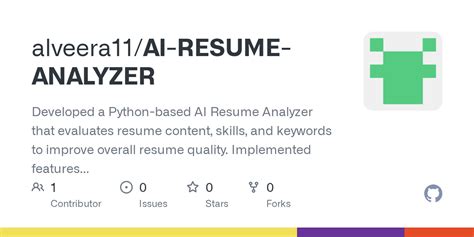 Github Alveera11ai Resume Analyzer Developed A Python Based Ai