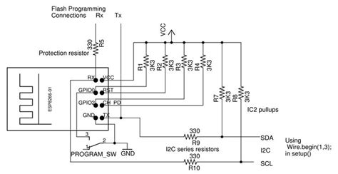ESP8266 01 Pin Magic How To Use The ESP8266 01 Pins Microcontrollers Pi Projects Arduino
