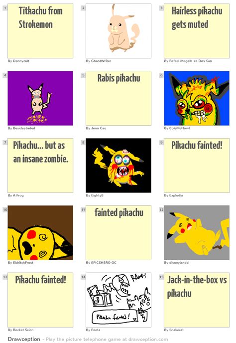 Titkachu From Strokemon Drawception