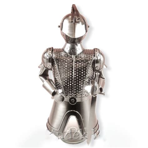 Suport Metalic Pentru Sticla De Vin Cavaler Cu Sabie