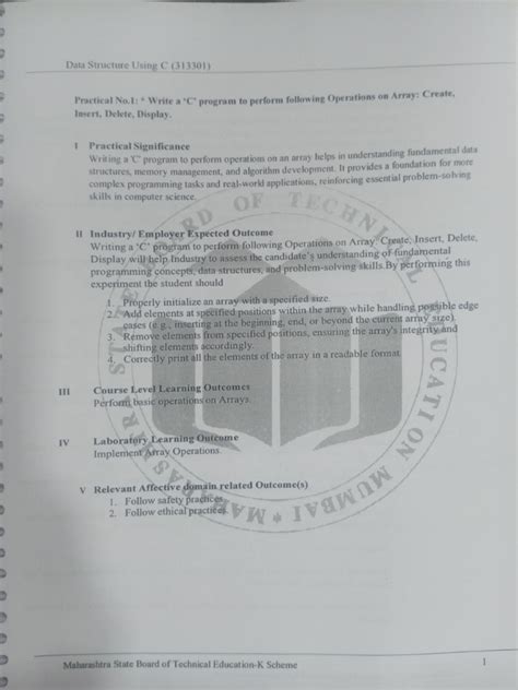 1 4 Practicals Dsu Manual Pdf