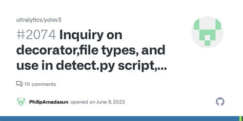 Inquiry On Decoratorfile Types And Use In Detectpy Script As Well