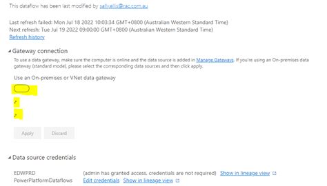 Gateway Not Appearing Within Dataflow Settings Microsoft Fabric Community