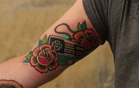 Nintendo Nes Controller Tattoo