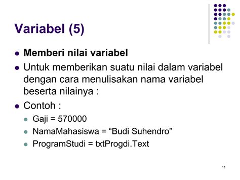 04 Data Dan Variabel Visual Basic Versi 6 Ppt Free Download