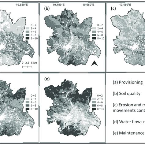 Ecosystem Services Maps Download Scientific Diagram