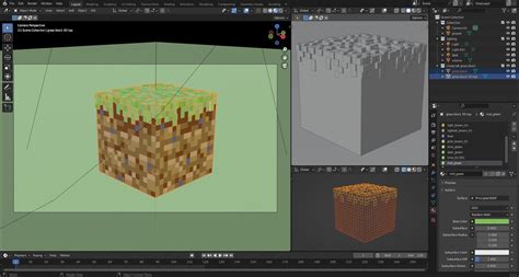 Minecraft Grass Block 3d 3d Model Cgtrader