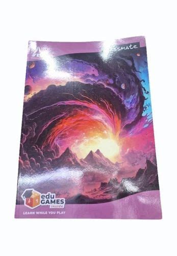 Laminated Paper Cover Classmate Edu Games Inside Notebook At ₹ 70piece