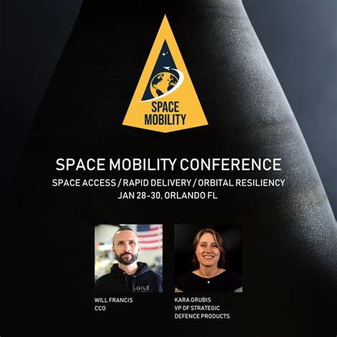 Agile Space Is Headed To The Space Mobility Conference And Expo This Agile Space Is Headed To The Space Mobility Conference And Expo This