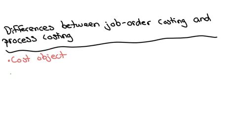 Solved E Discuss Three 3 Differences Between Job Order Costing And