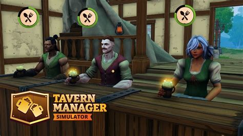 중세 술집을 운영하는 경영 시뮬레이션 게임 『타번 매니저 시뮬레이터』 초반부 게임플레이 영상 4k Youtube