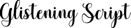 Glistening Script Font By Zikril Lah FontRiver