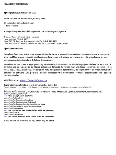 Ios Automation Pdf Mac Os Xcode