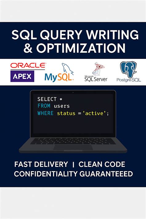 Manage Sql Queries For Oracle Apex Mysql Sql Server And Other
