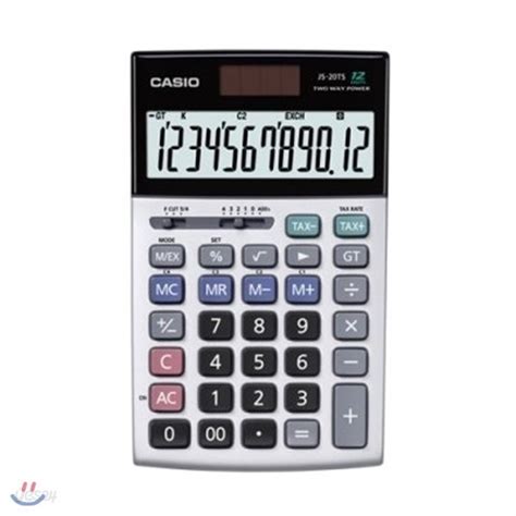 카시오 탁상용계산기 Js 20ts 일반계산기 계산기전문 사무용 공 예스24