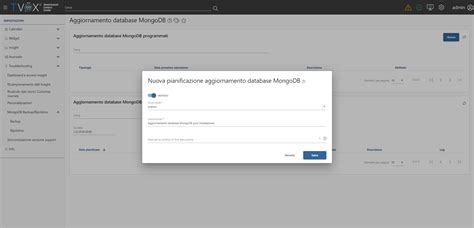 Aggiornamento Database Mongodb Guide Telenia Software