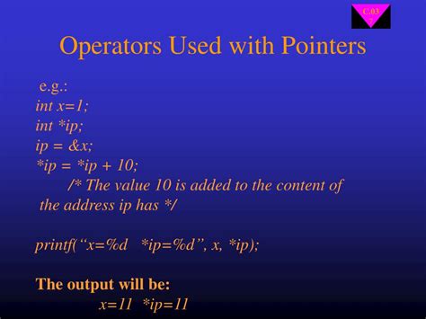 Ppt Pointers And Dynamic Memory Allocations In C Powerpoint Presentation Id4748617
