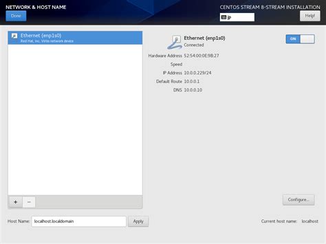 Centos Stream 8 Install Server World