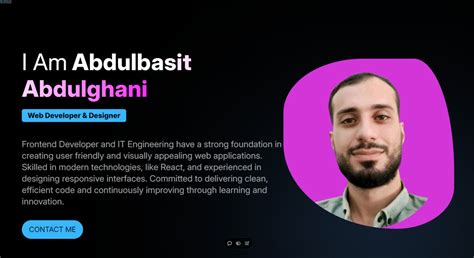 abdulbasit abdulghani on linkedin react tailwindcss vercel