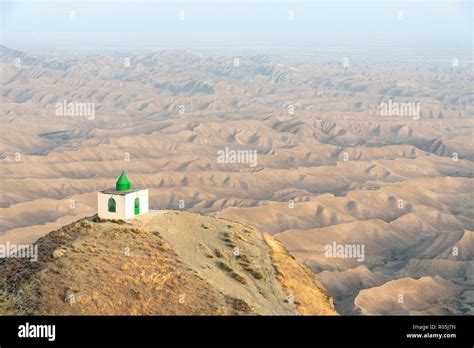 Tomb Of Khaled Nabi Situated In The Gokcheh Dagh Hills Of The Turkmen
